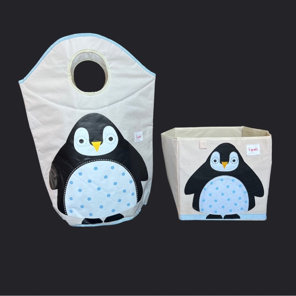 3 Sprouts | Storage & Organization | 3 Sprouts Penguin Storage Box And ...